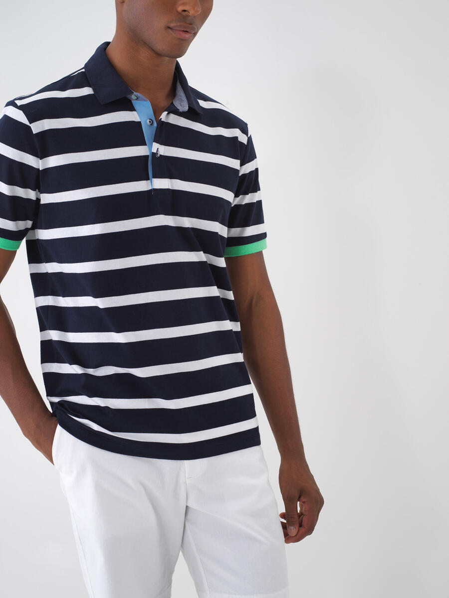 Lacivert Regular Fit Pamuklu Tişört 24YE02502145-05 - Xint